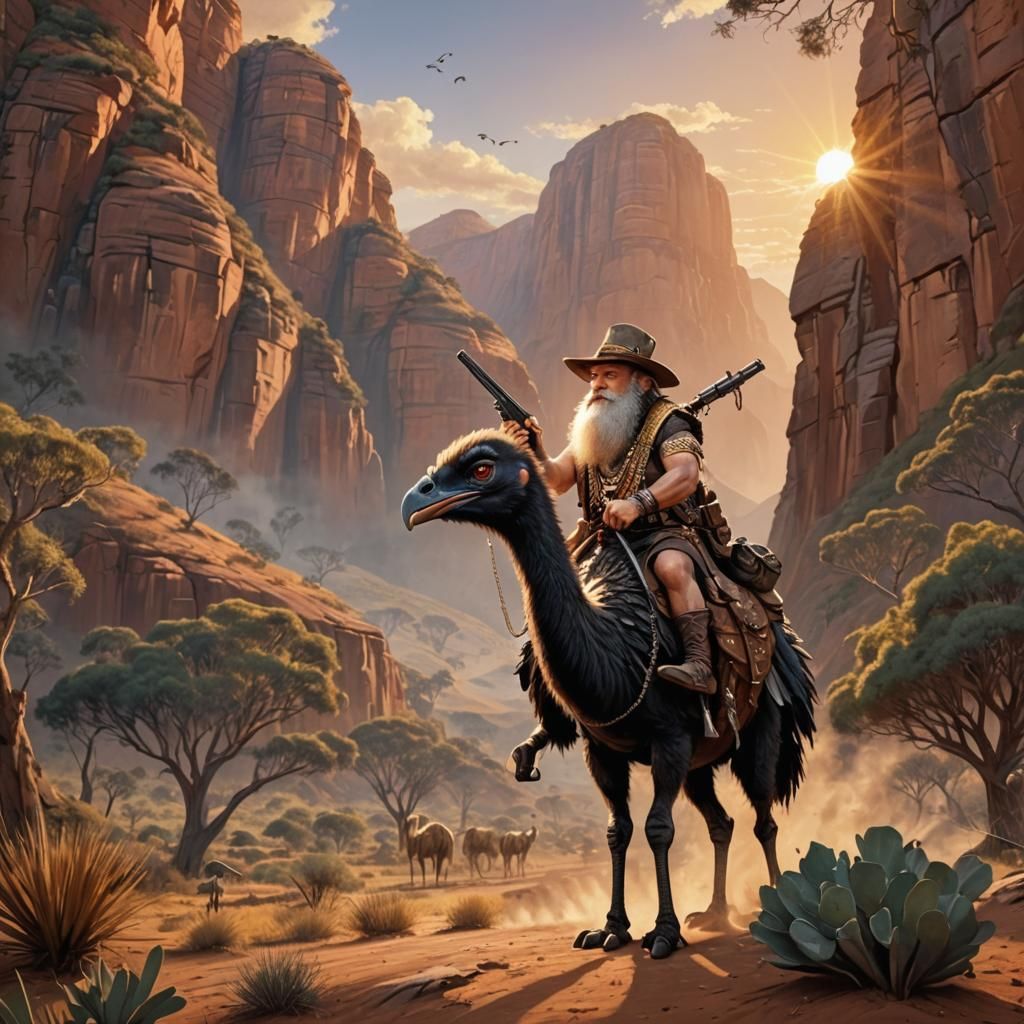 The Unbelievable Bushranger - AI Generated Artwork - NightCafe Creator