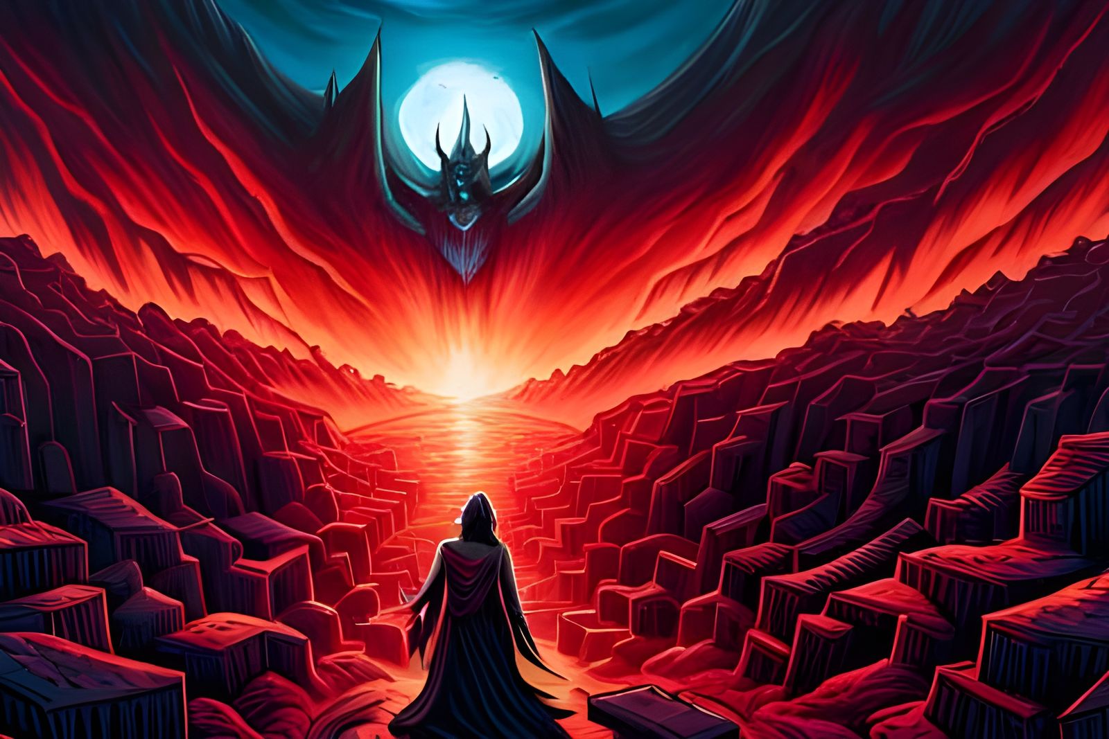 The hell - AI Generated Artwork - NightCafe Creator