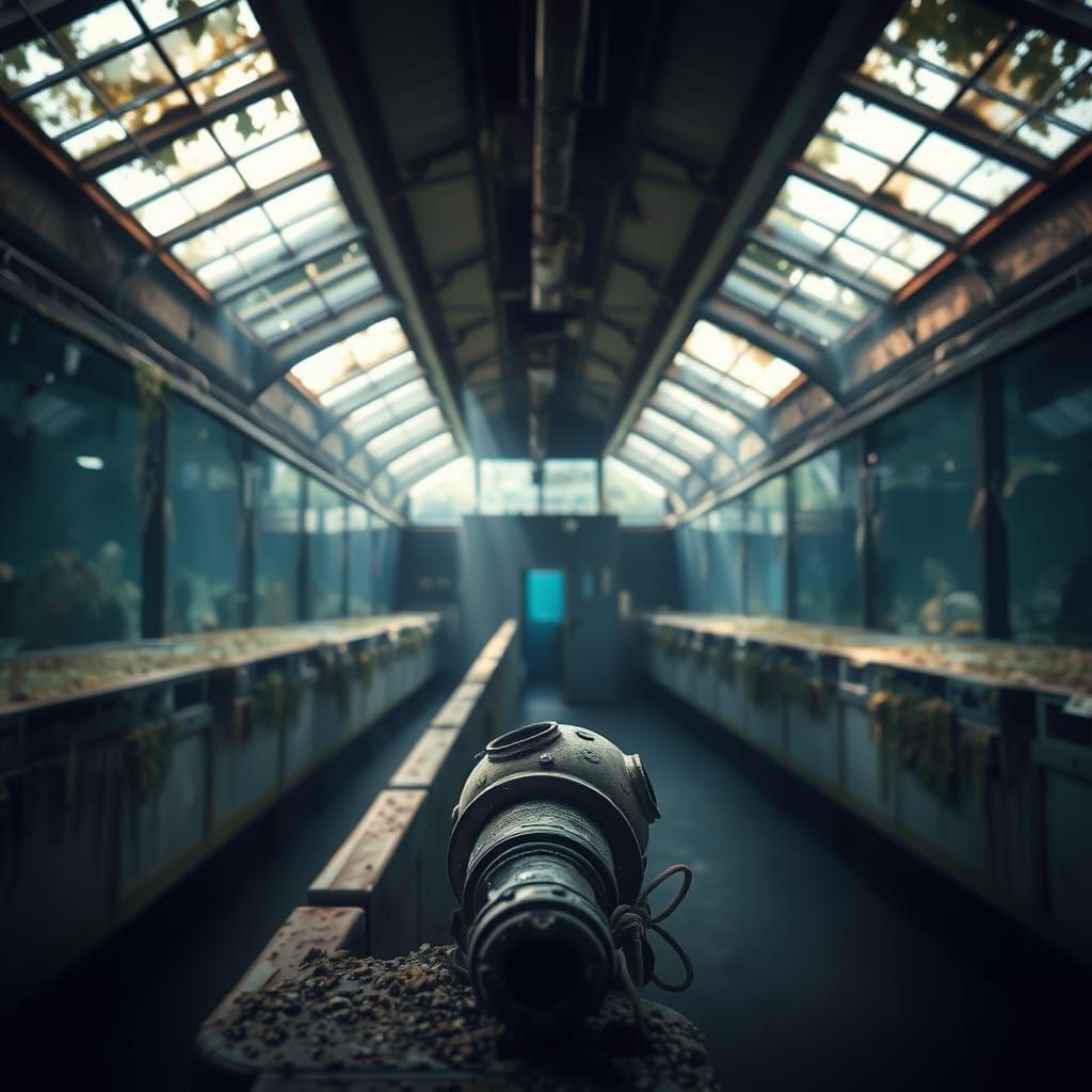 A liminal abandoned aquarium - Ethereal Abandoned Aquarium ...