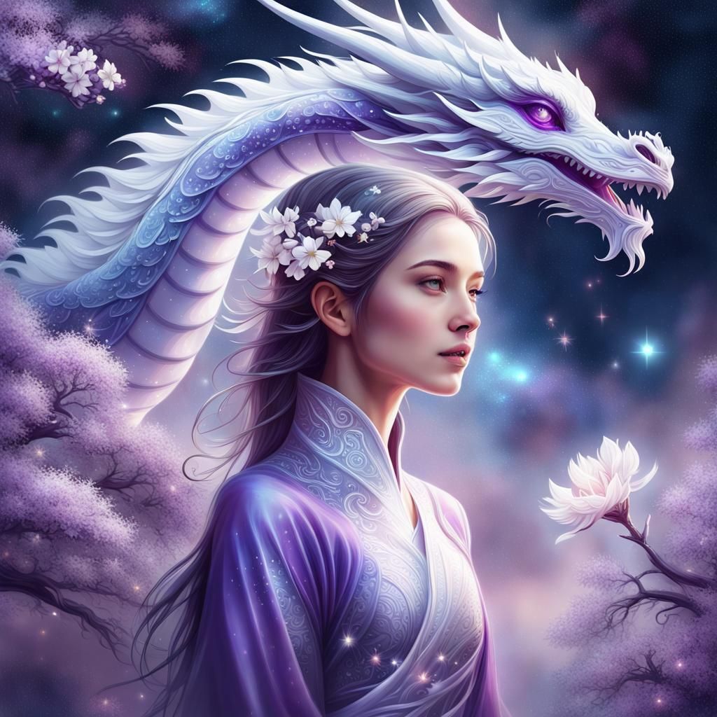 Dragon Princess - AI Generated Artwork - NightCafe Creator