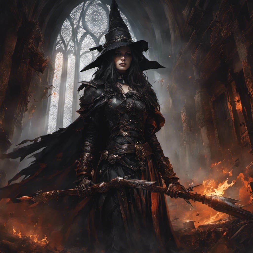Iron Witch - AI Generated Artwork - NightCafe Creator