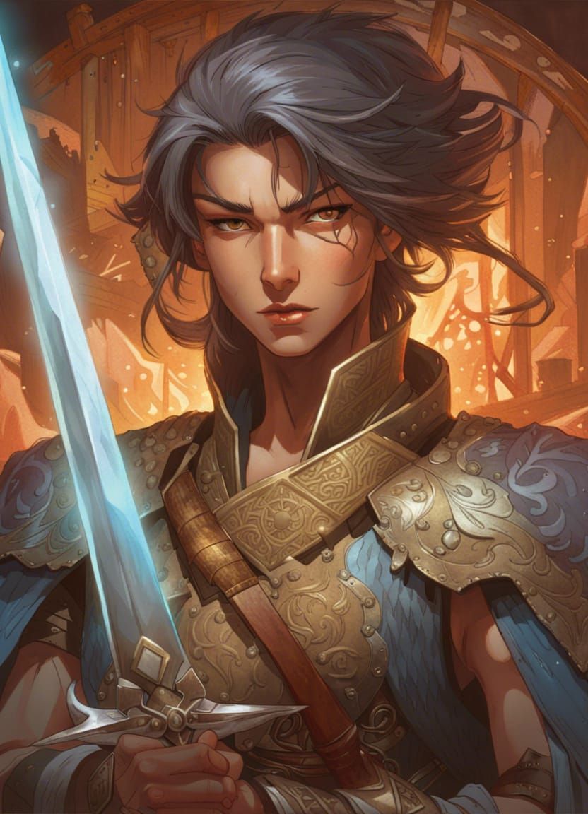 warrior mage - AI Generated Artwork - NightCafe Creator