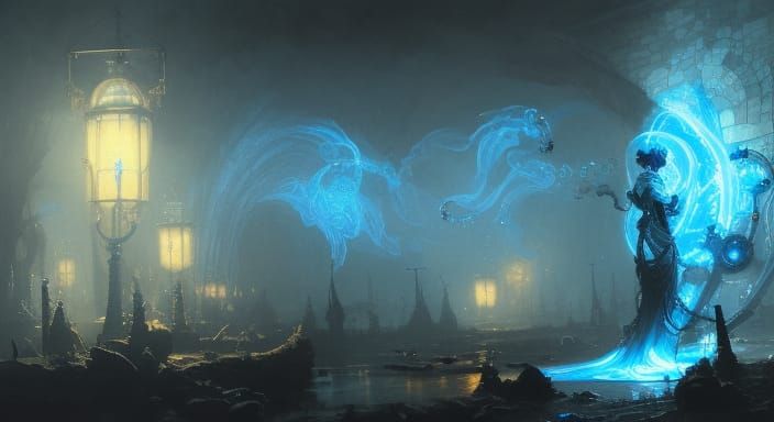 Arcane Sanctuary - AI Generated Artwork - NightCafe Creator