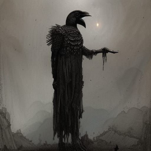 Mr. Crow - AI Generated Artwork - NightCafe Creator