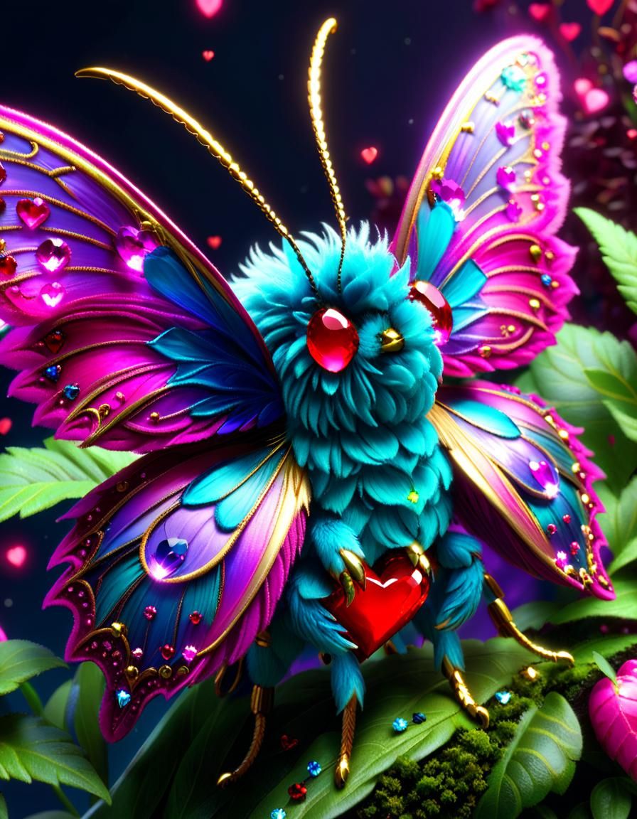 Fairy Moth - AI Generated Artwork - NightCafe Creator