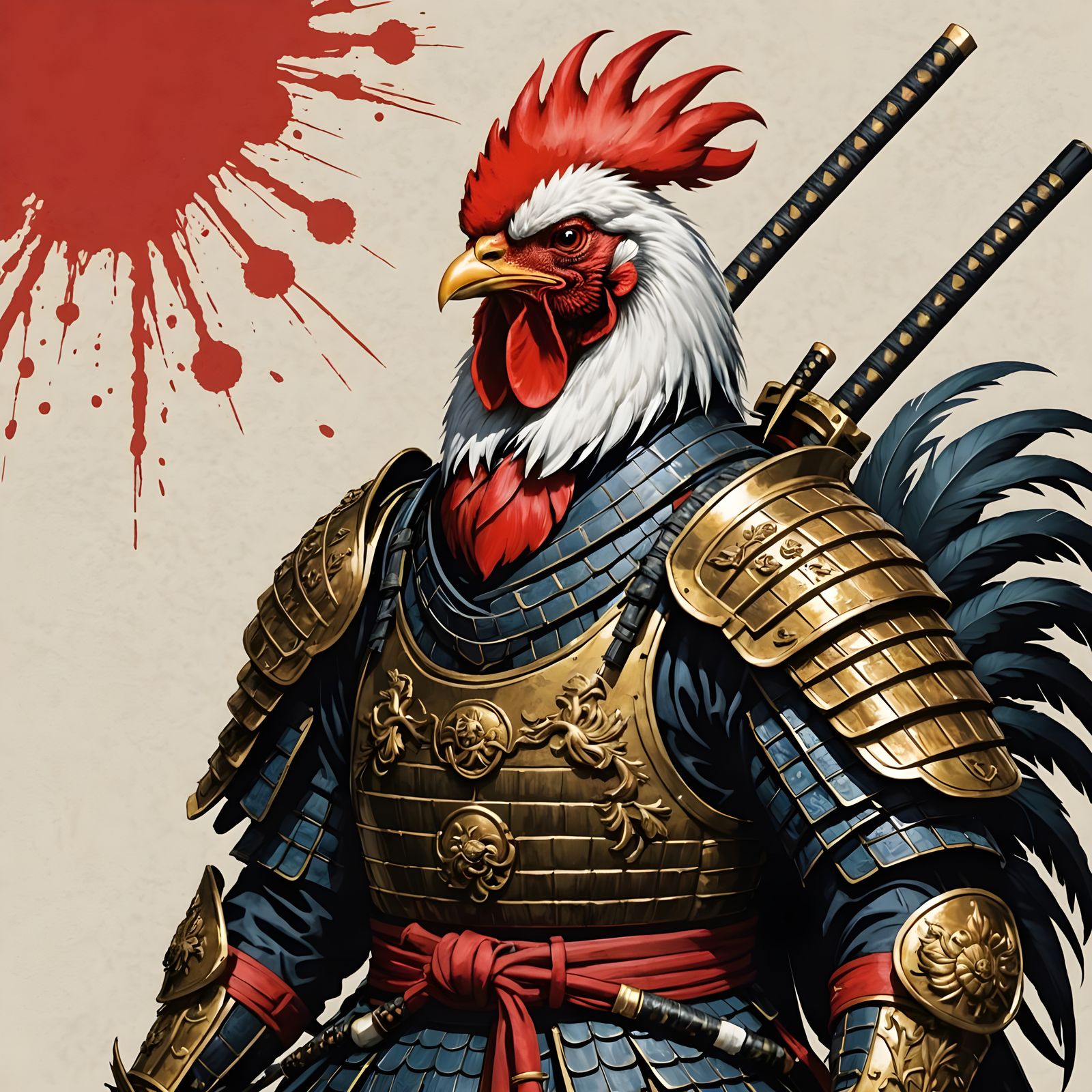 Rooster samurai - Rooster samurai