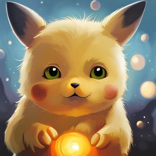 Puppy pikachu - AI Generated Artwork - NightCafe Creator