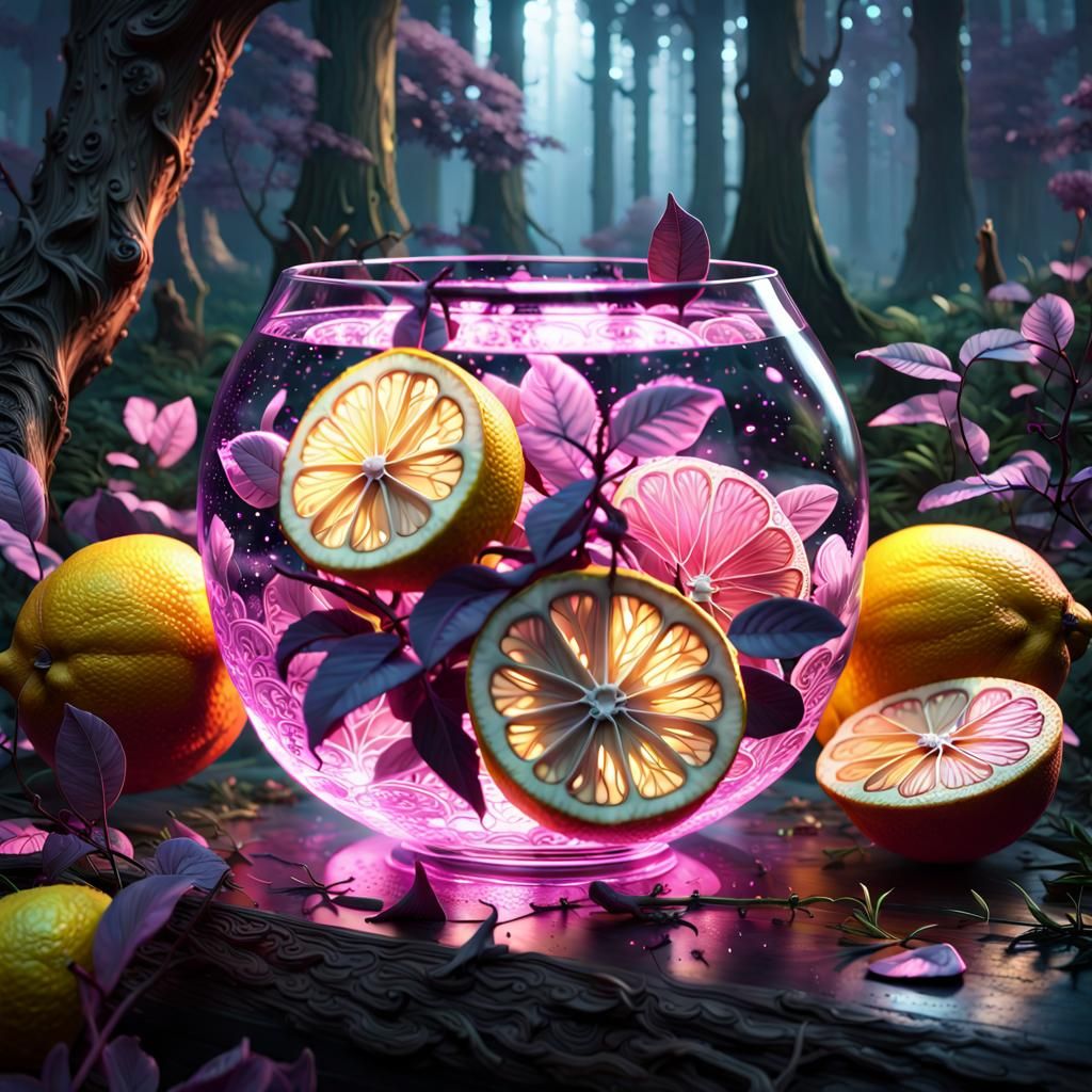 A nice glass of refreshing pink lemonade - AI Generated Artwork ...