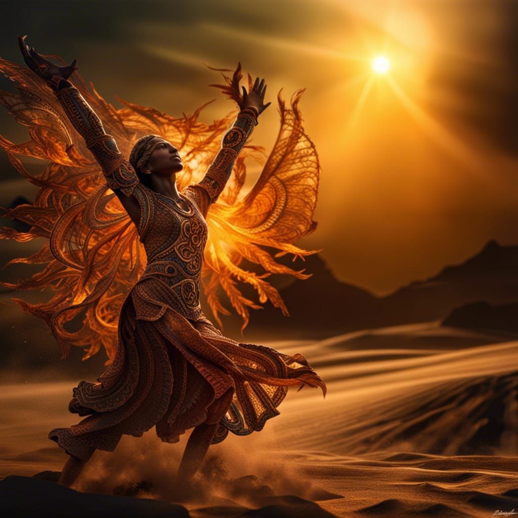 Sun dance - AI Generated Artwork - NightCafe Creator