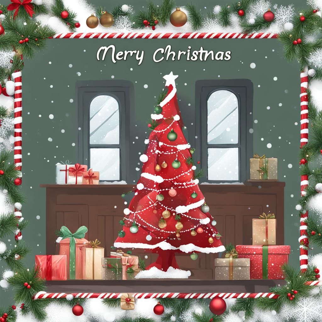 Merry Christmas - AI Generated Artwork - NightCafe Creator