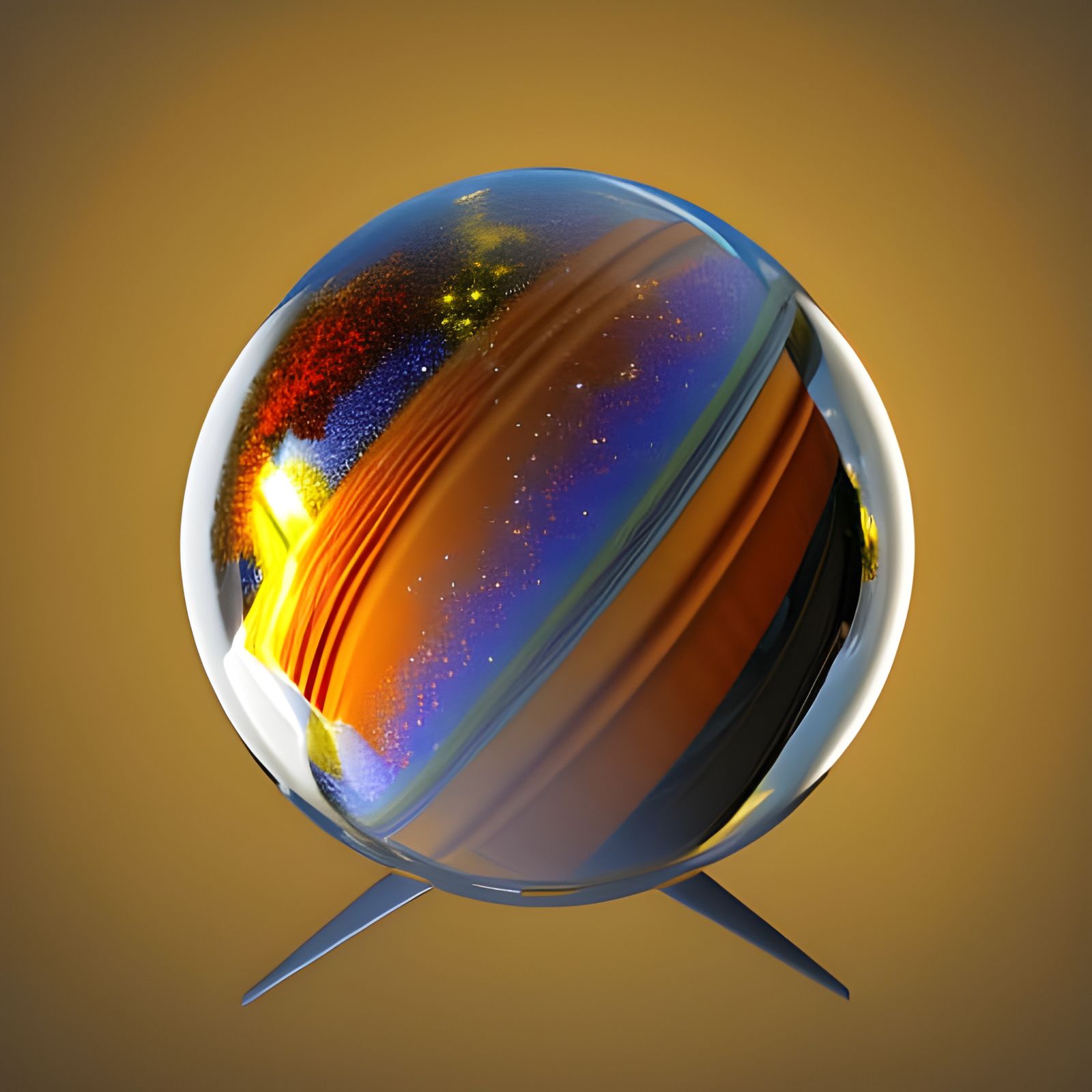 Cosmic Sphere - AI Generated Artwork - NightCafe Creator