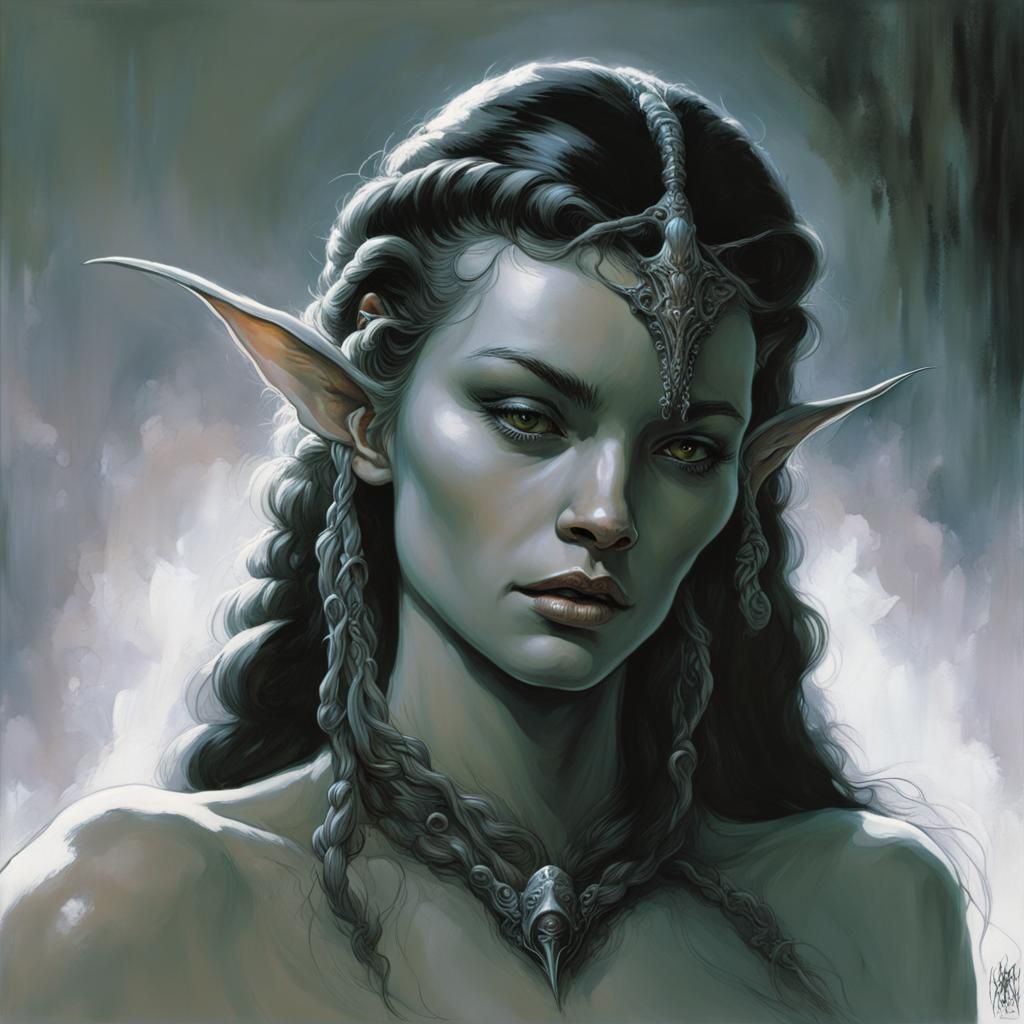 16k resolution, art by Bernie Wrightson, Boris Vallejo, Frank Frazetta ...