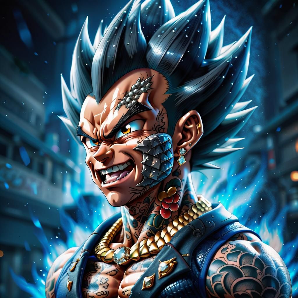 Vegeta 69 - AI Generated Artwork - NightCafe Creator