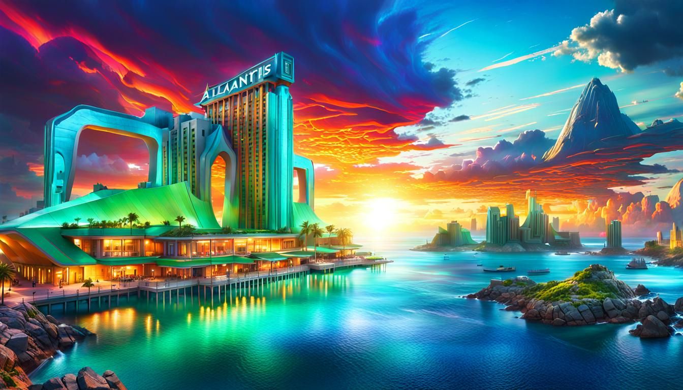 A modern Atlantis - AI Generated Artwork - NightCafe Creator
