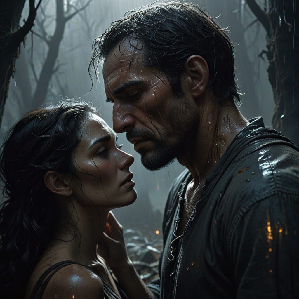 Haunting Emotion in Gustave Doré-Inspired Illustra... - AI Art