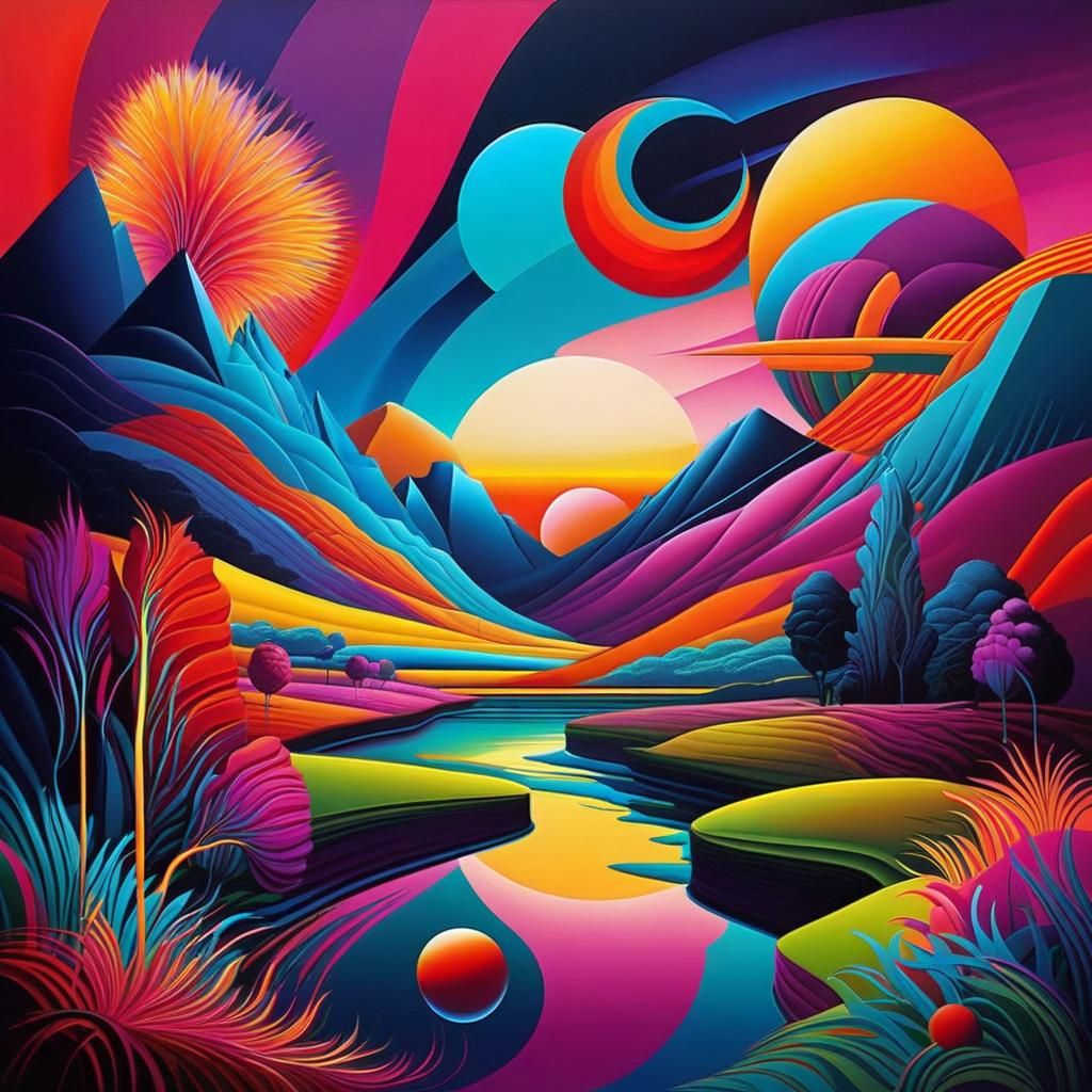 Vibrant Nights - AI Generated Artwork - NightCafe Creator