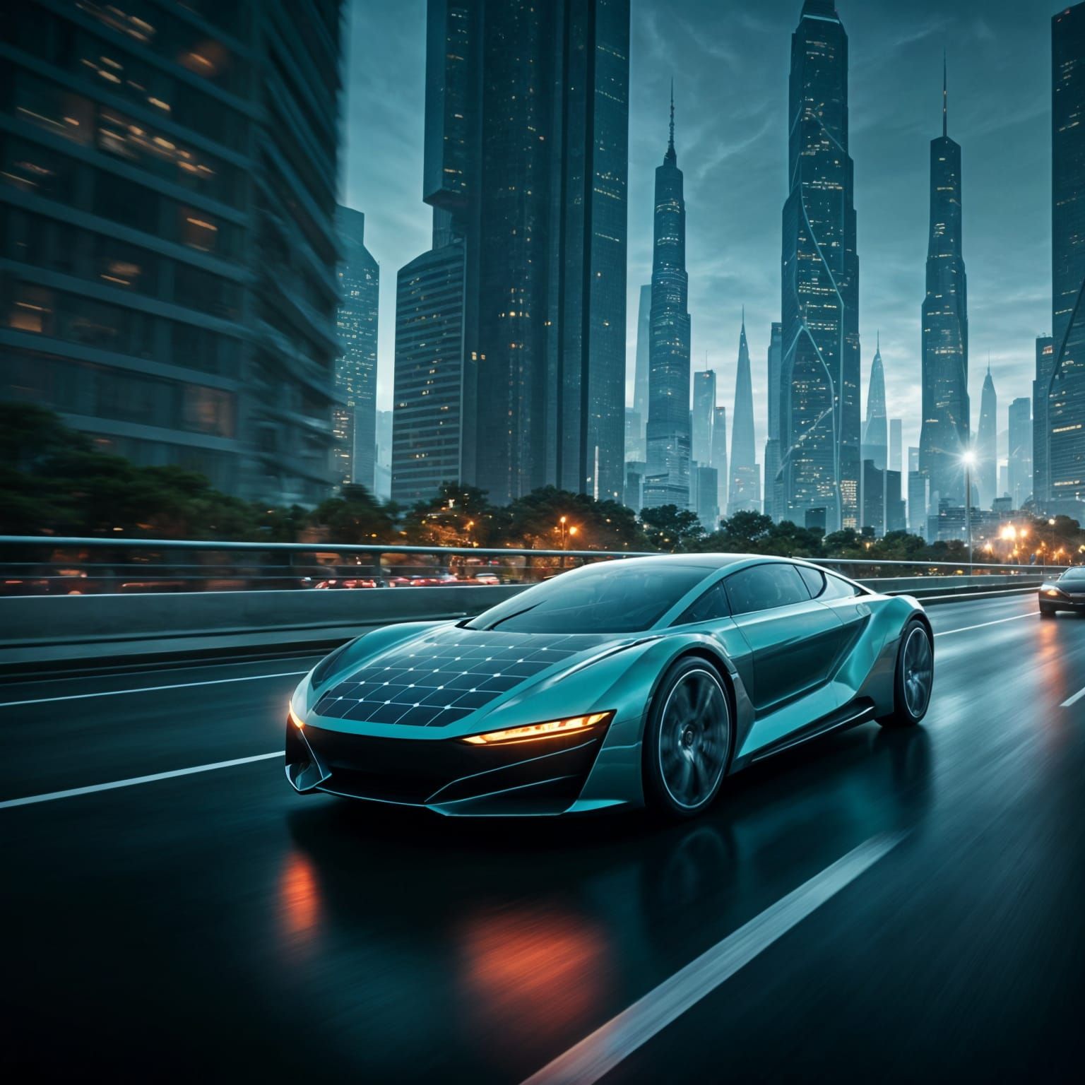 Cars of the Future - Solar-Powered Cars Cruise through Futur...