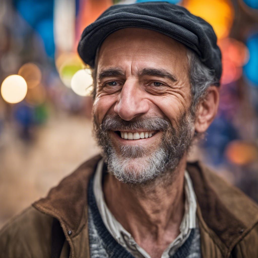 smiling man - AI Generated Artwork - NightCafe Creator