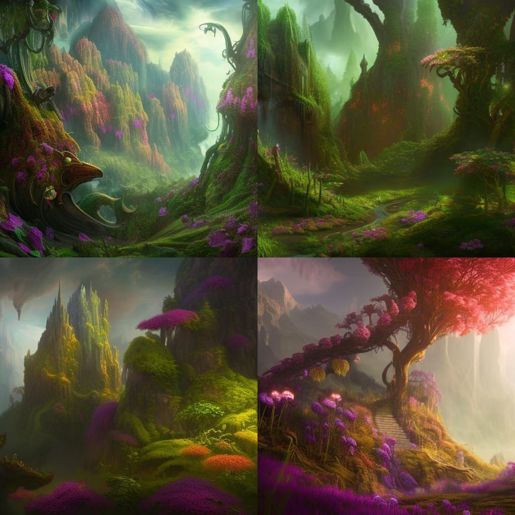 magical plant, beautiful,fantasy herb - AI Generated Artwork ...