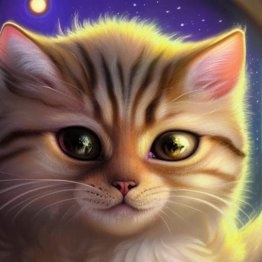 Cute Cat - AI Generated Artwork - NightCafe Creator