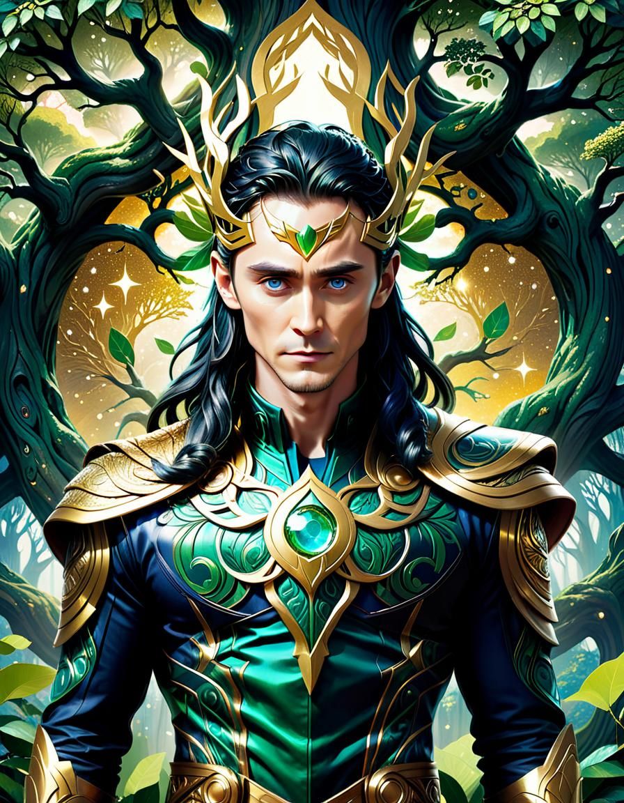 Yggdrasil and Loki - AI Generated Artwork - NightCafe Creator