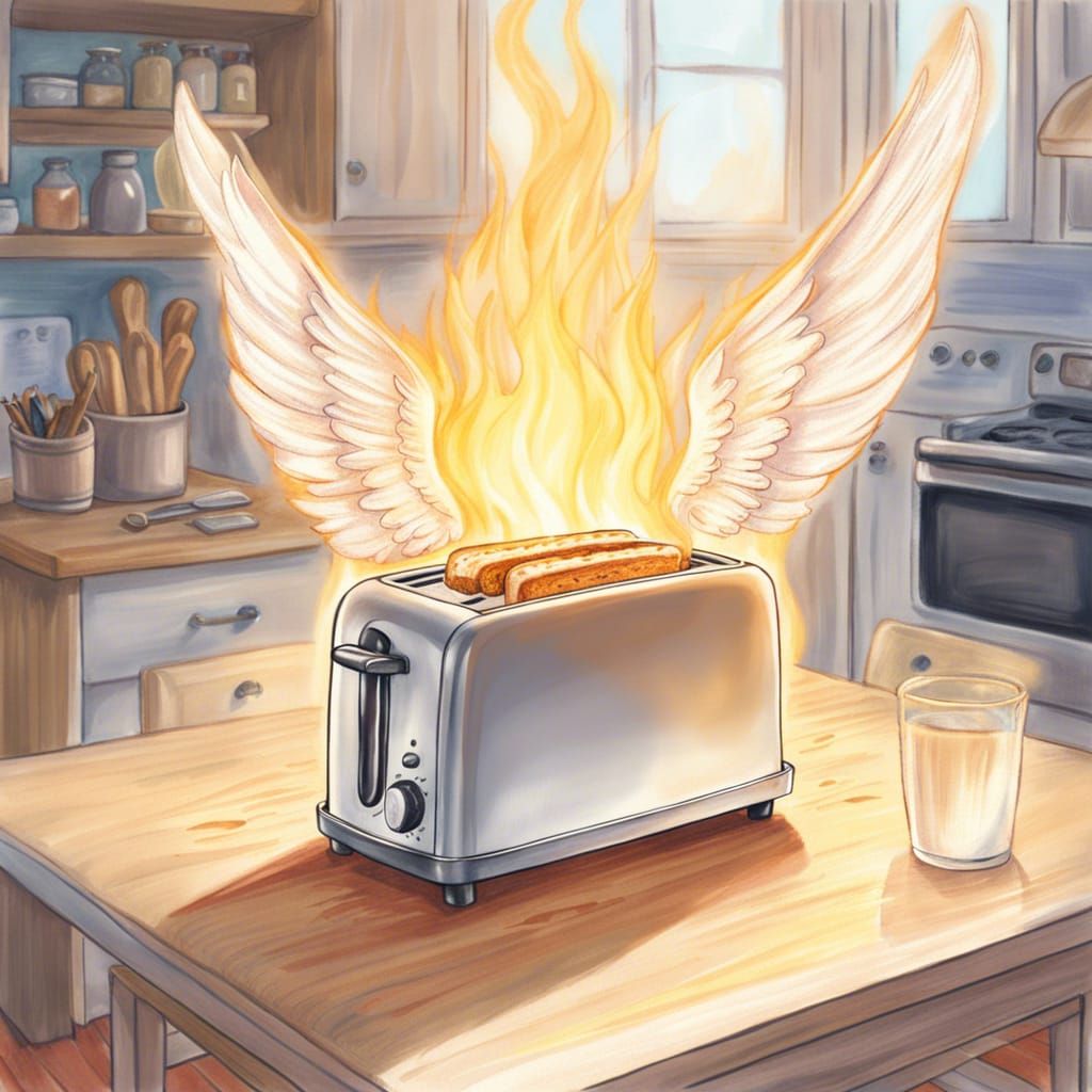 Toasting Its Last Toast - AI Generated Artwork - NightCafe Creator