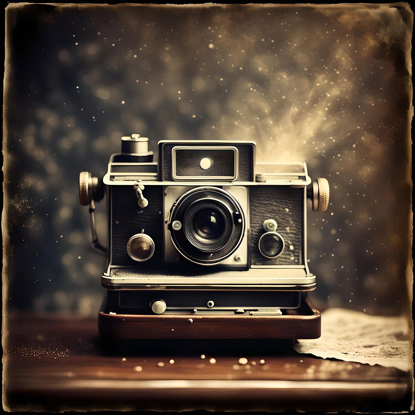 Vintage Instant Photography - AI Generated Artwork - NightCafe Creator
