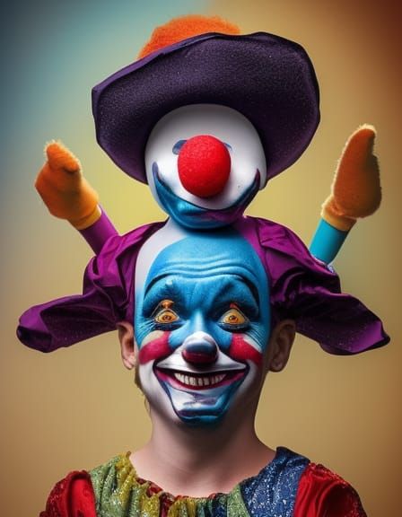 a very special clown - AI Generated Artwork - NightCafe Creator