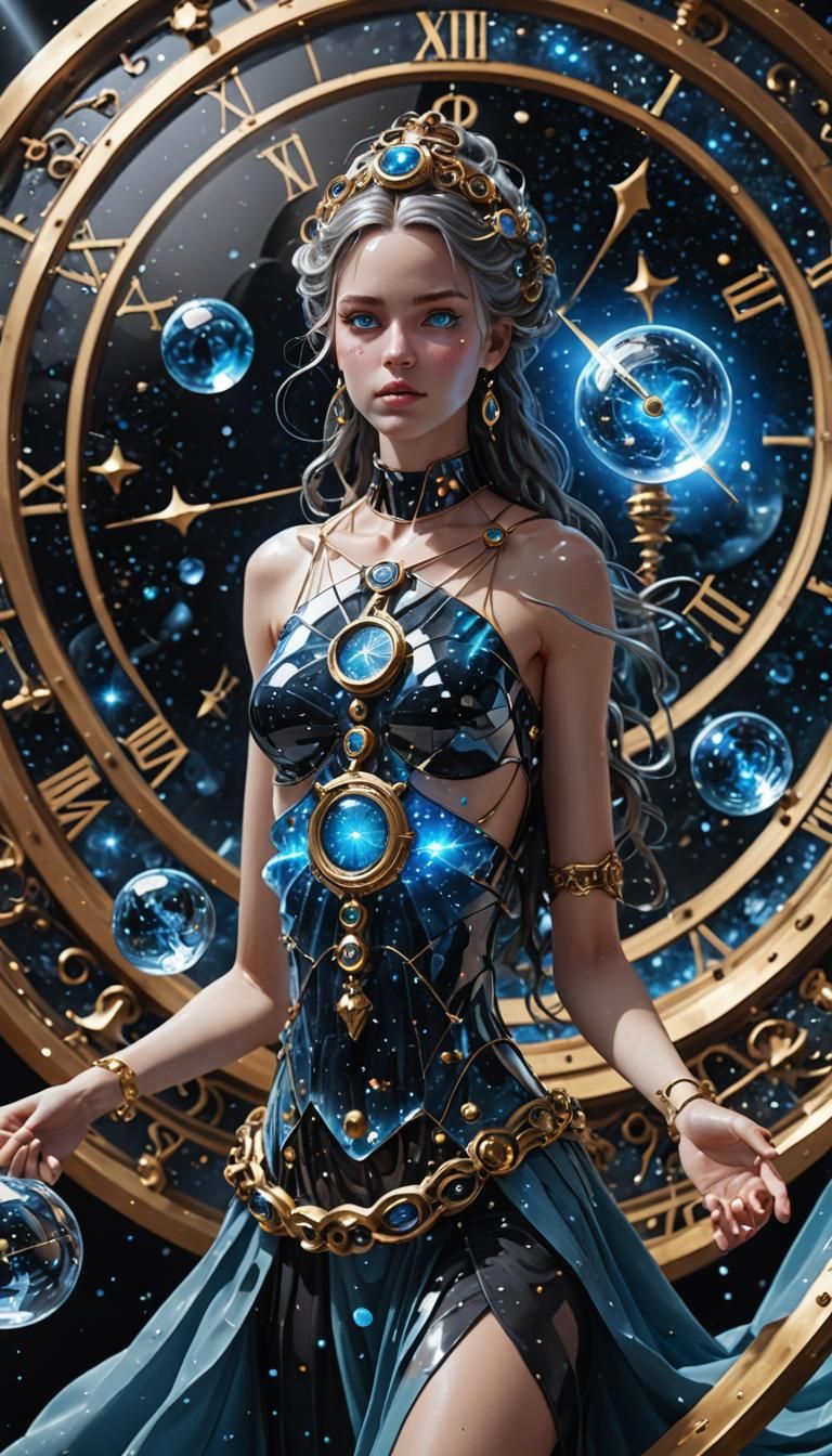 time and galaxies - AI Generated Artwork - NightCafe Creator