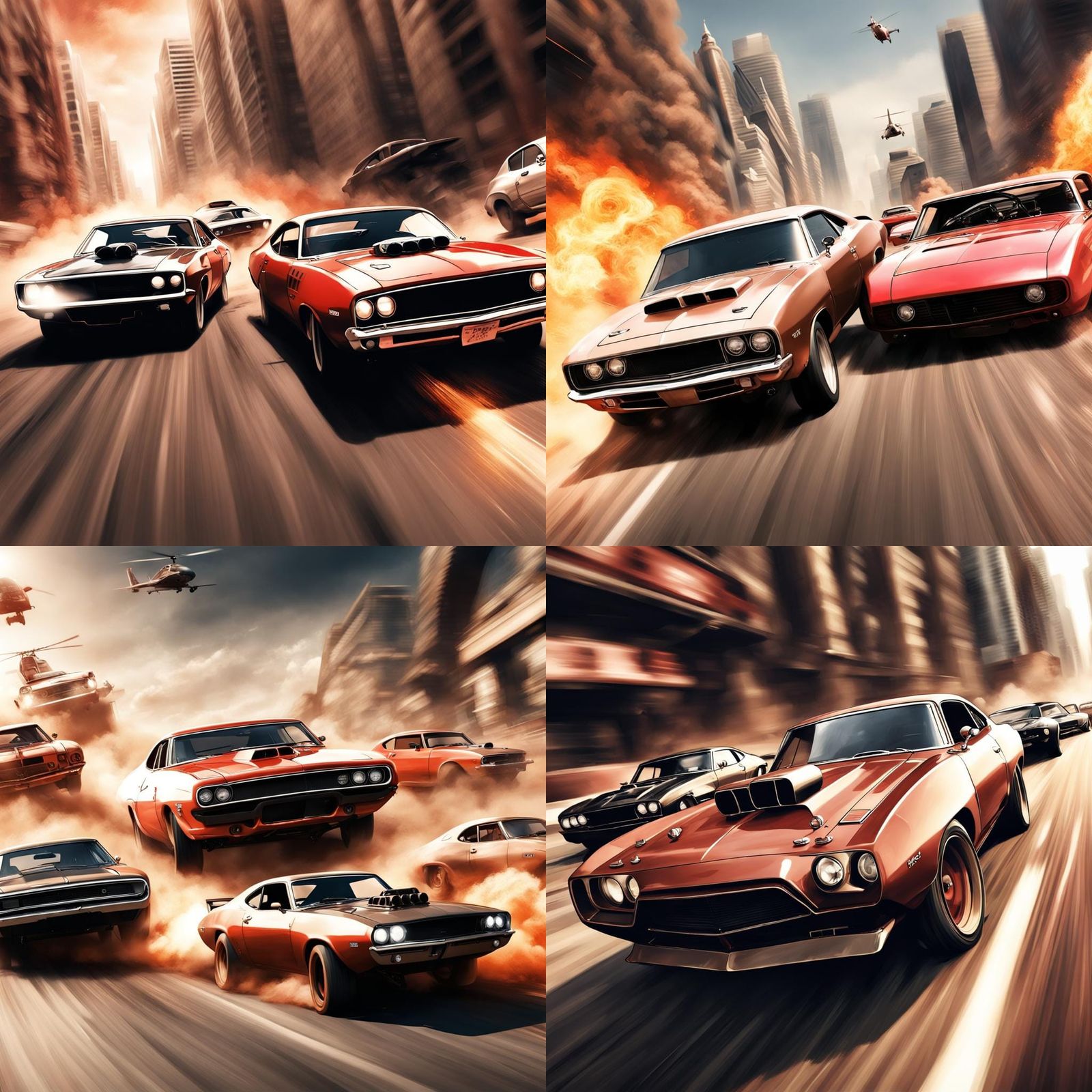 Thrilling Fast&Furious - AI Generated Artwork - NightCafe Creator