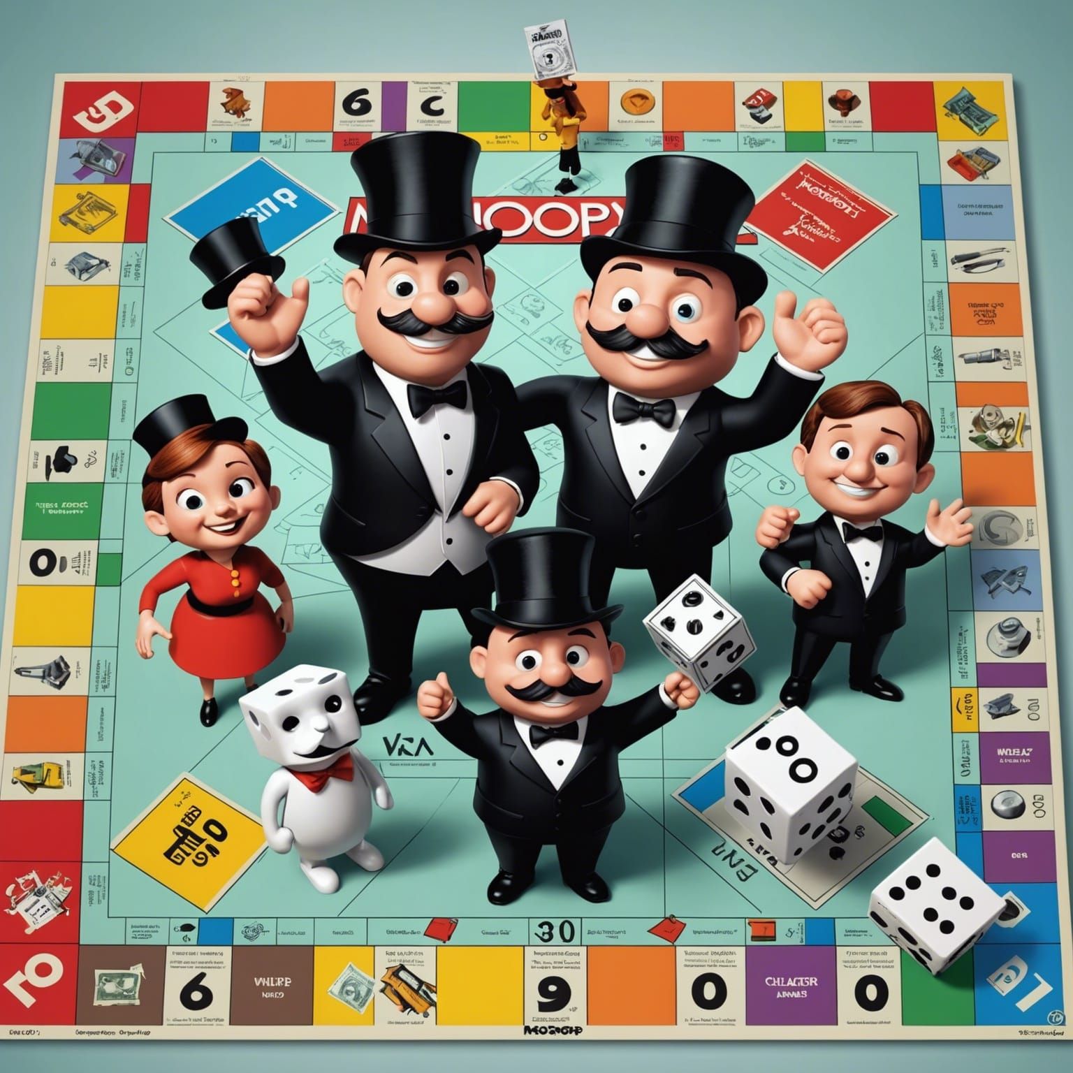 Monopoly - AI Generated Artwork - NightCafe Creator