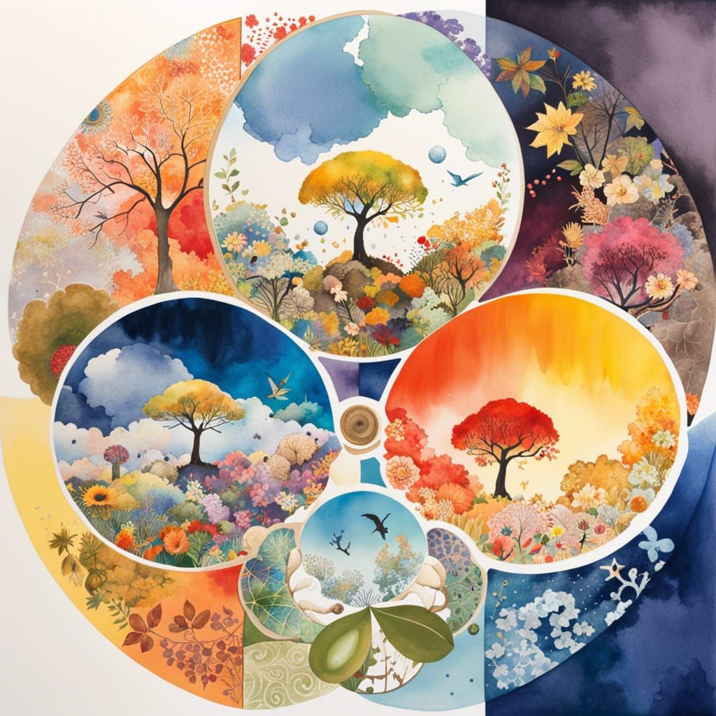 Seasons - AI Generated Artwork - NightCafe Creator