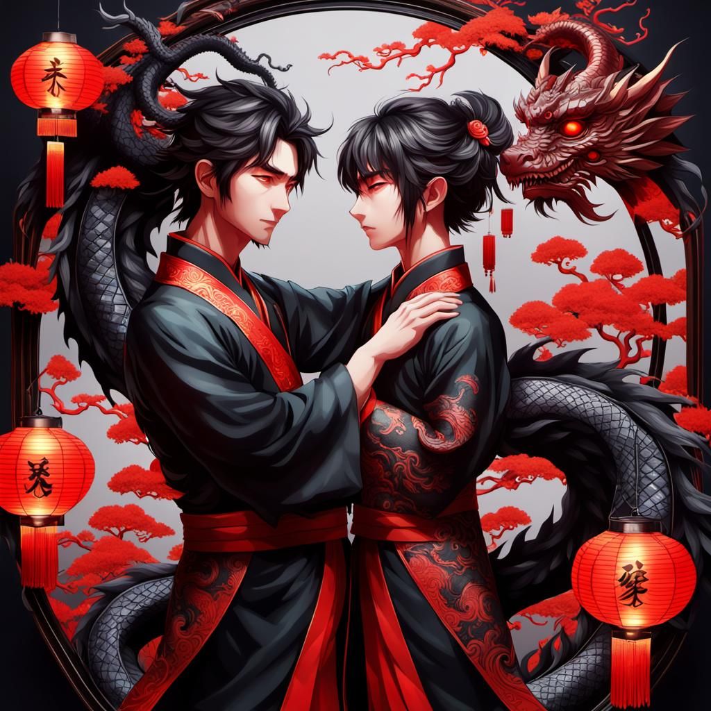 True Chaotic: Hara & Kami - AI Generated Artwork - NightCafe Creator