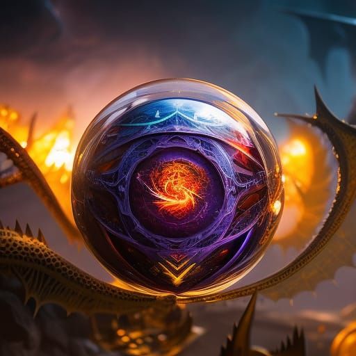 Sphere of chaos - AI Generated Artwork - NightCafe Creator