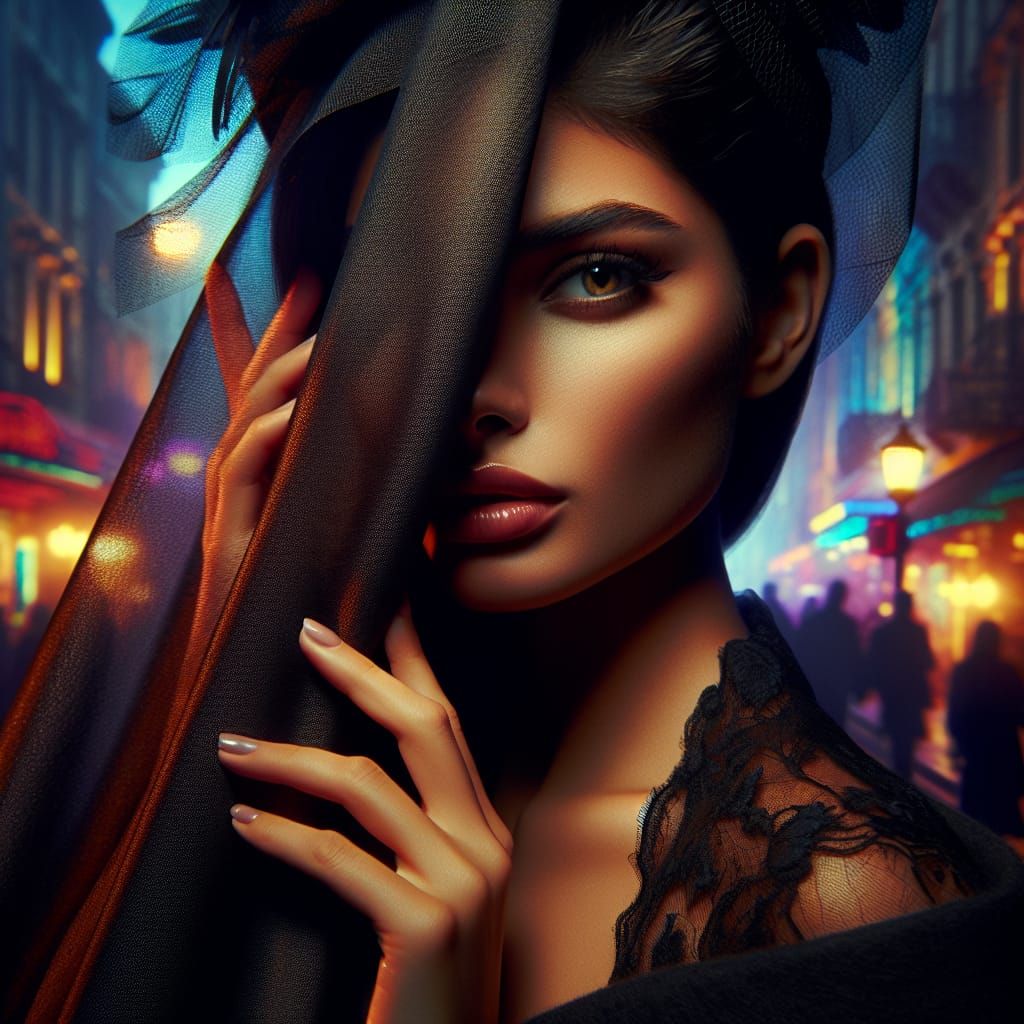 shy, playful, seduction - AI Generated Artwork - NightCafe Creator