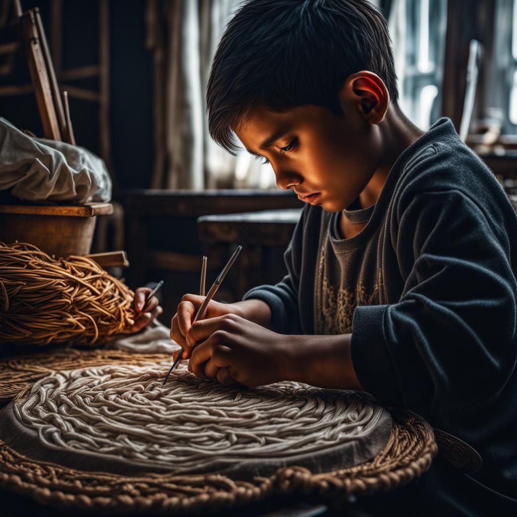 Focused Work - AI Generated Artwork - NightCafe Creator