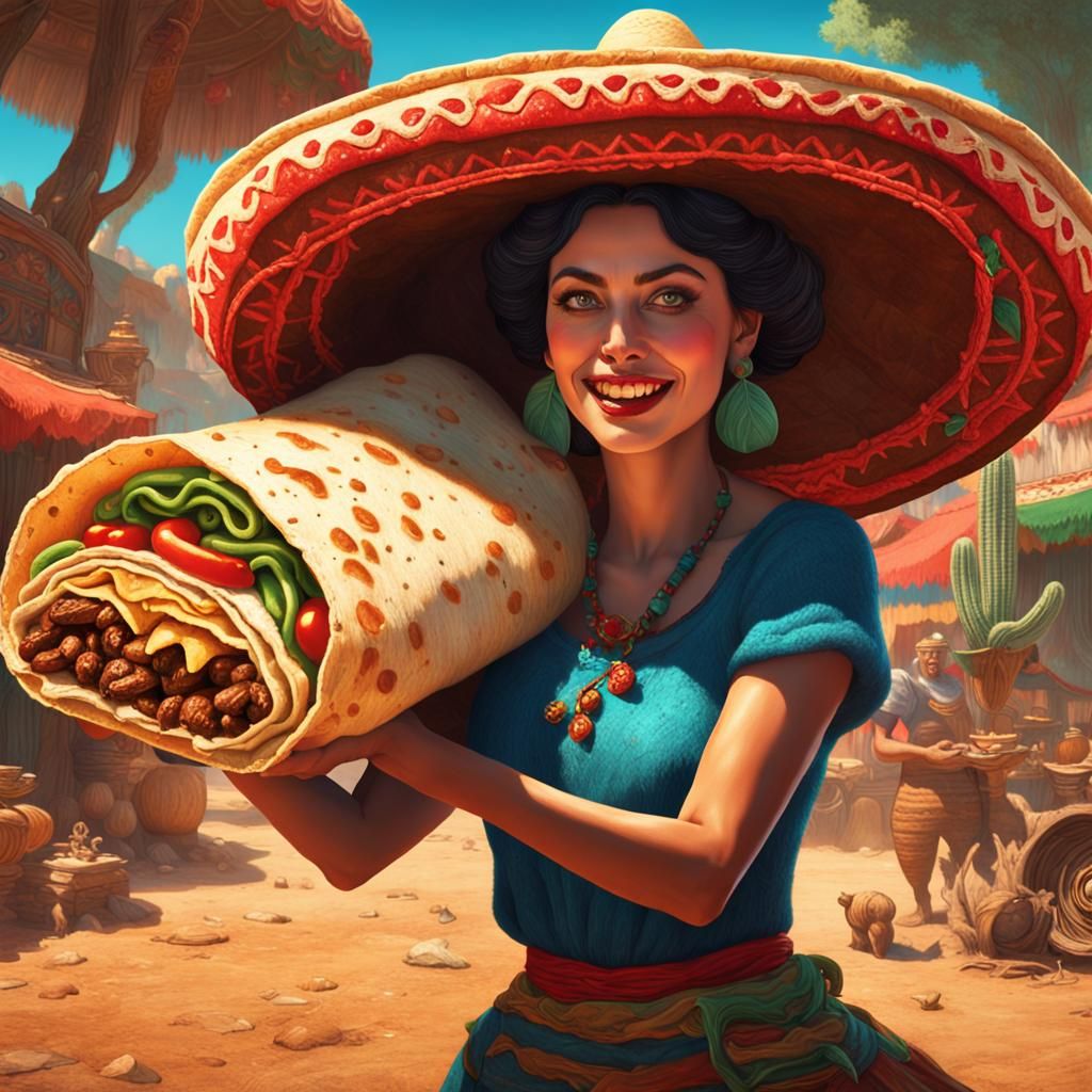 Burrito Grande - AI Generated Artwork - NightCafe Creator