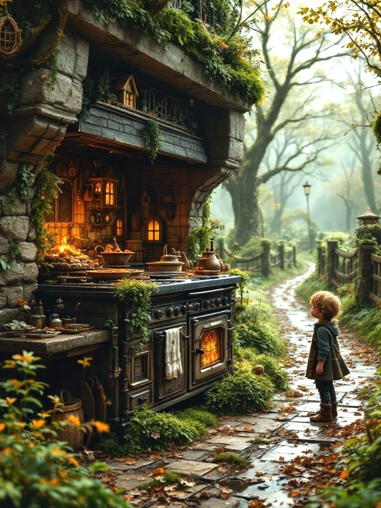 Hansel - Whimsical Hansel and Gretel Scene in a Transformed ...