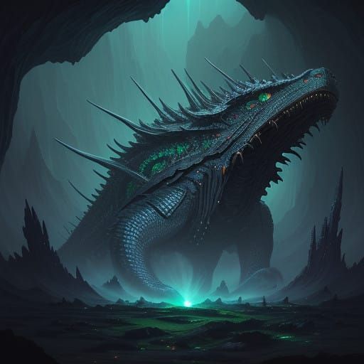 Gigantic Underground Dragon - Gigantic Underground Dragon in...