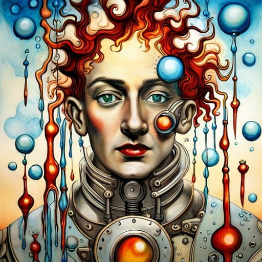 Steampunk Android - AI Generated Artwork - NightCafe Creator