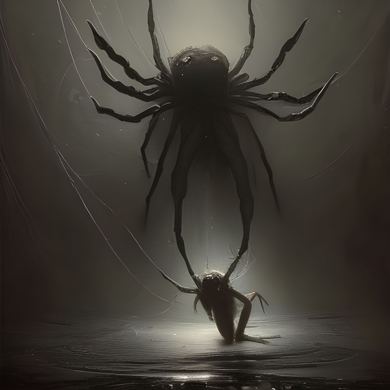Spider Horror - AI Generated Artwork - NightCafe Creator