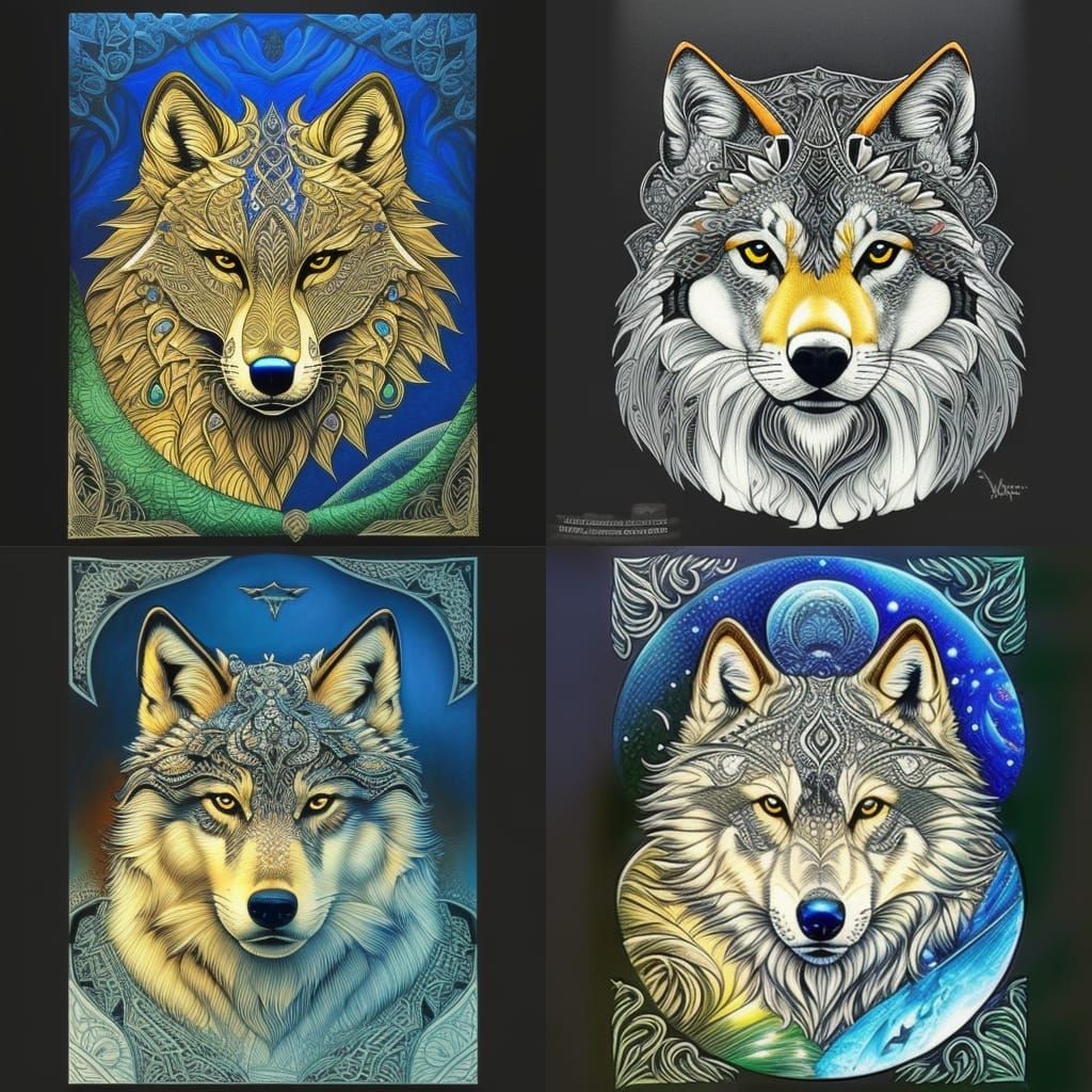 Beautiful Wolf - all of these are handsome...