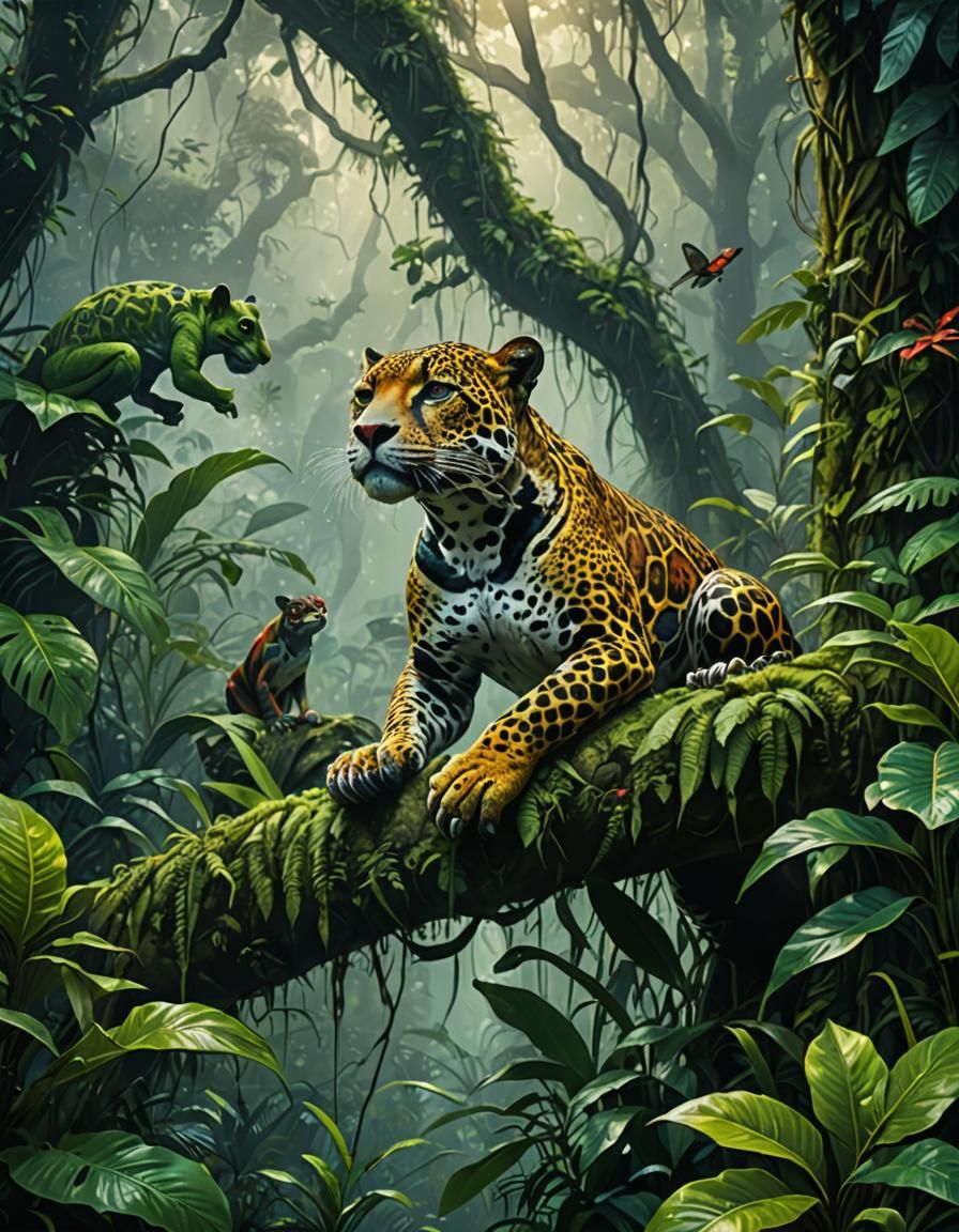 "Rainforest Scenes" - AI Generated Artwork - NightCafe Creator