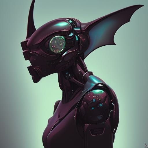 Robot Bat Creature - AI Generated Artwork - NightCafe Creator
