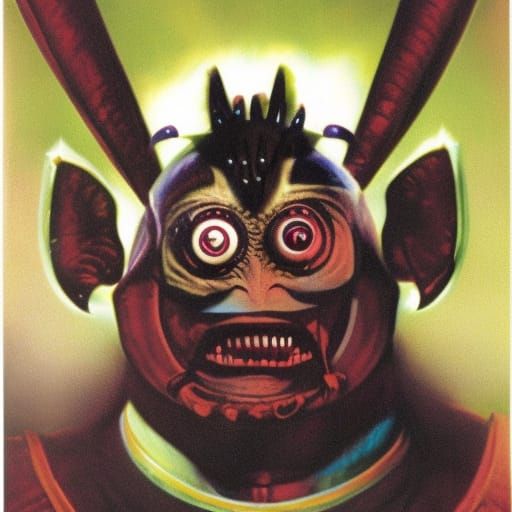 the true form of Mork from Ork - AI Generated Artwork - NightCafe Creator