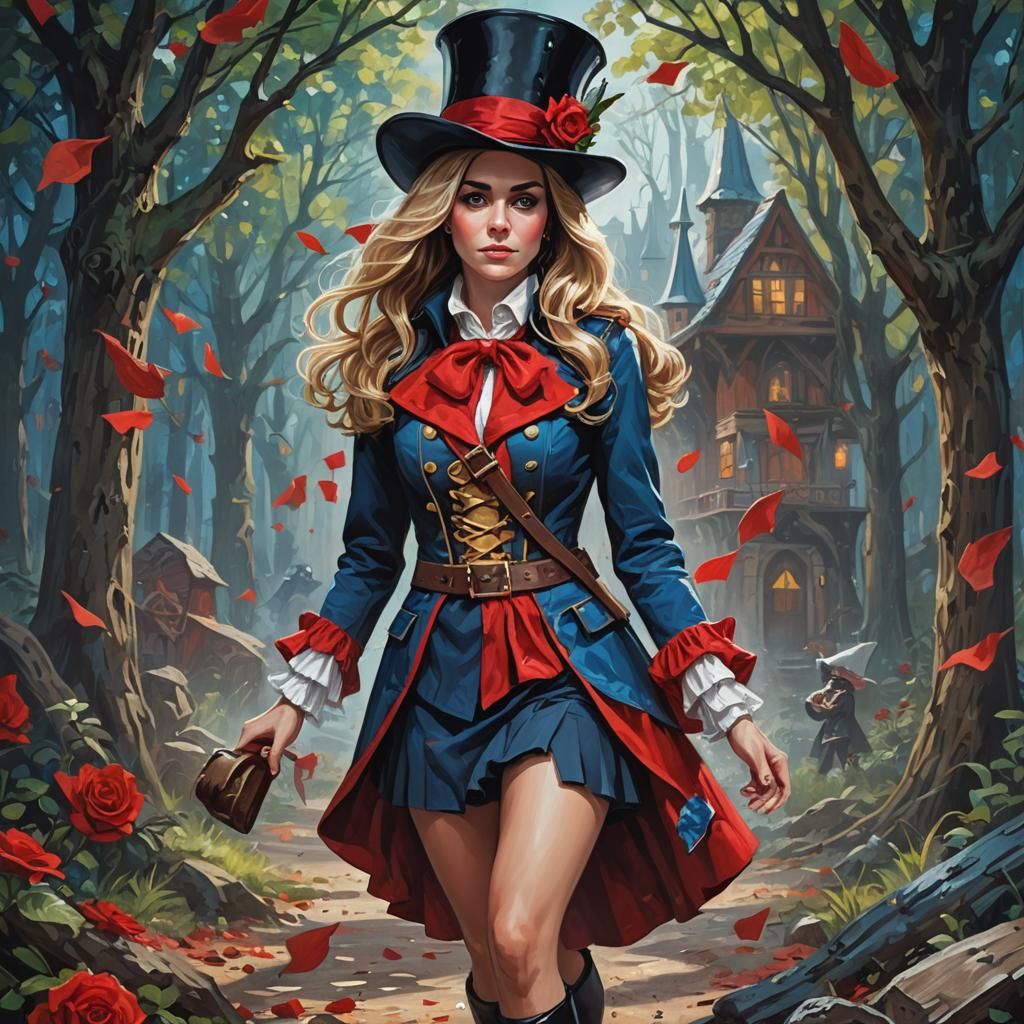 kate middleton as red riding hood - AI Generated Artwork - NightCafe ...