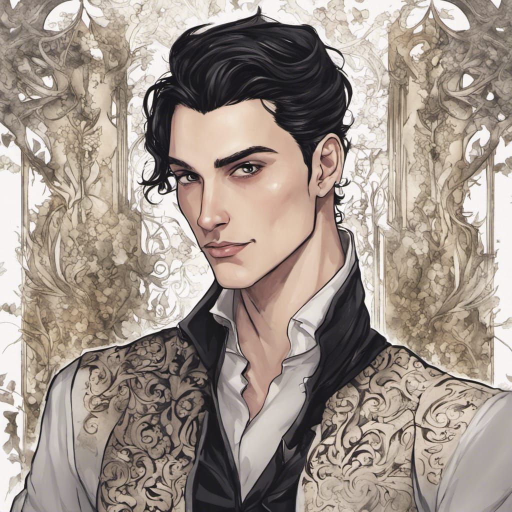 Rhysand, Lord of the Night Court - AI Generated Artwork - NightCafe Creator