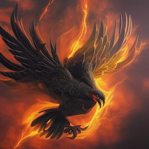 Phoenix - AI Generated Artwork - NightCafe Creator