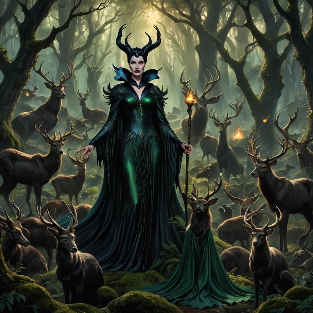 Maleficent - AI Generated Artwork - NightCafe Creator