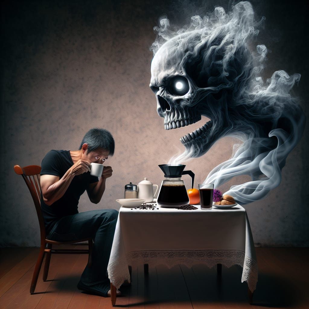 Coffee dipsophobia - AI Generated Artwork - NightCafe Creator